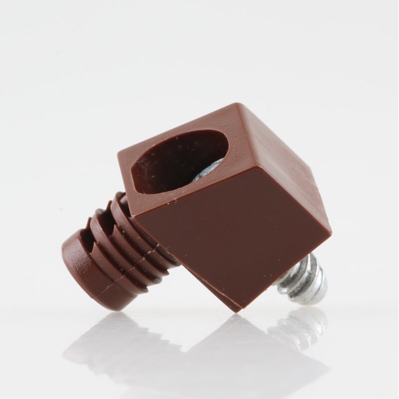 Häfele Korpusverbinder Wandverbinder mit Schraube 14x16mm Kunststoff