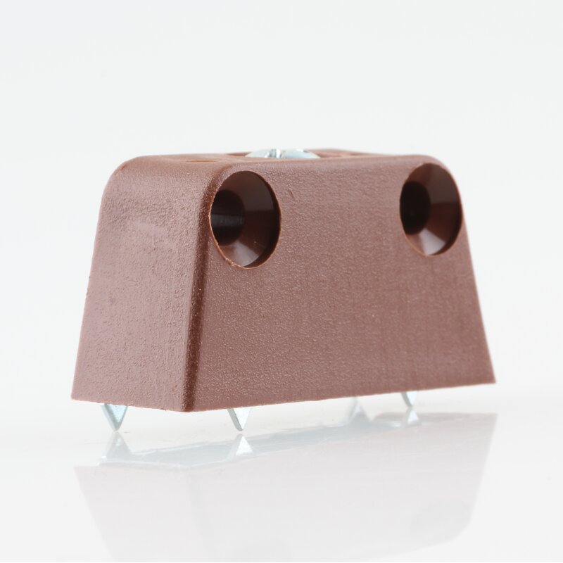 Häfele Korpusverbinder Wandverbinder zum Schrauben braun