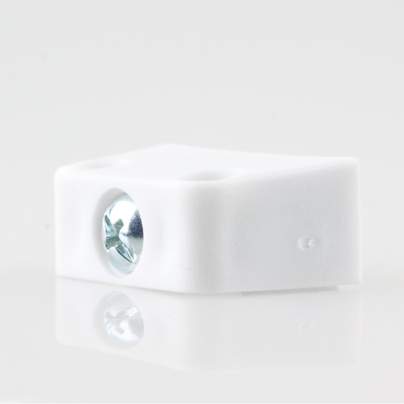 Häfele Korpusverbinder Wandverbinder zum Schrauben weiss