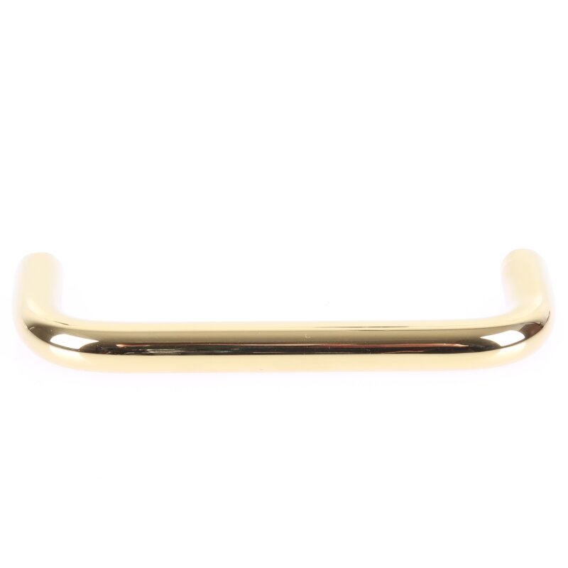 Häfele Möbelgriff Bügelgriff Edelstahl rund 104x35mm vermessingt